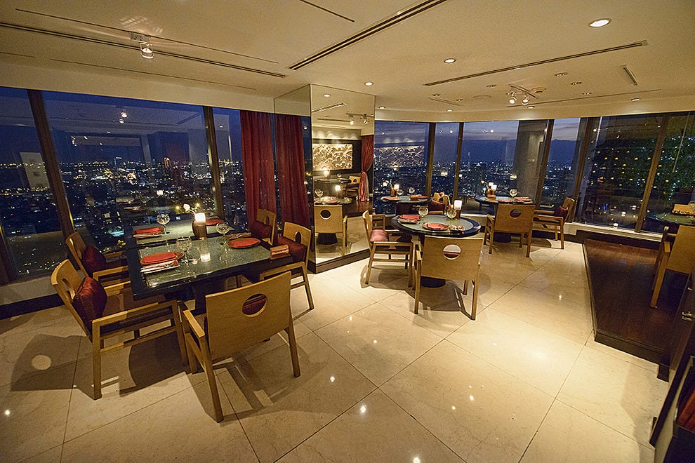 Saffron at Banyan Tree Bangkok: Thai Dining in the Sky: Restaurants ...