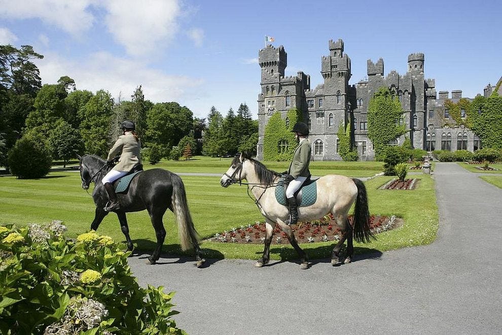 You can actually stay in an 800-year-old Irish castle