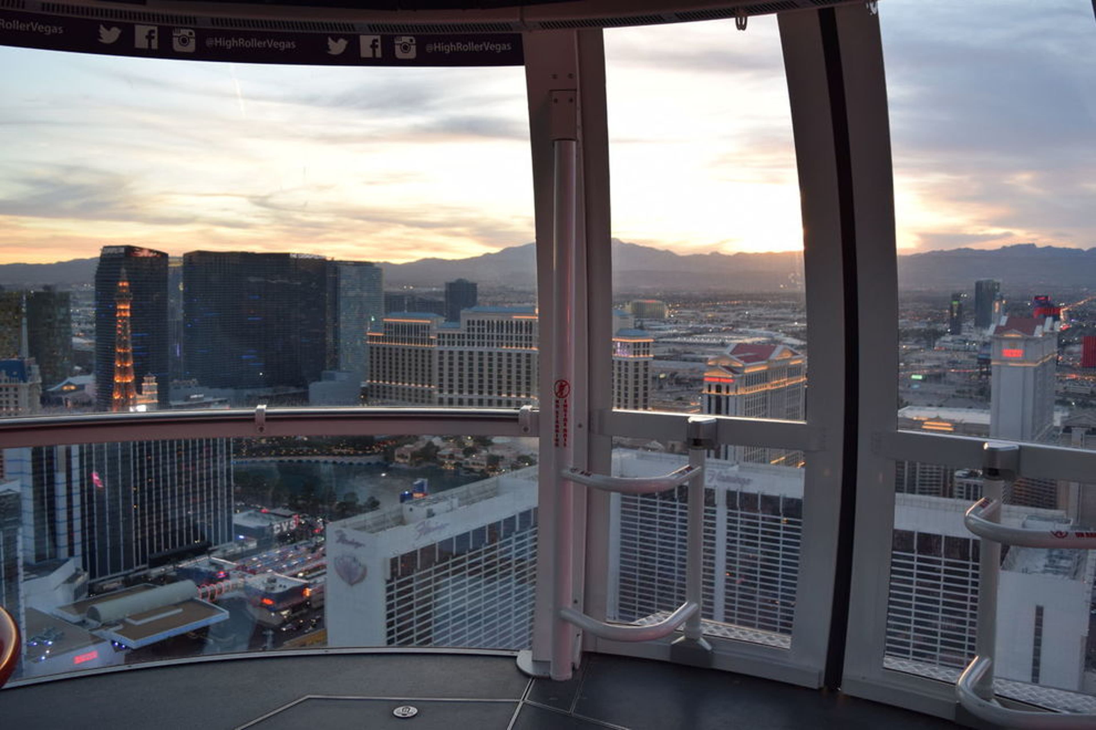 Ride the world's highest Ferris wheel in Las Vegas