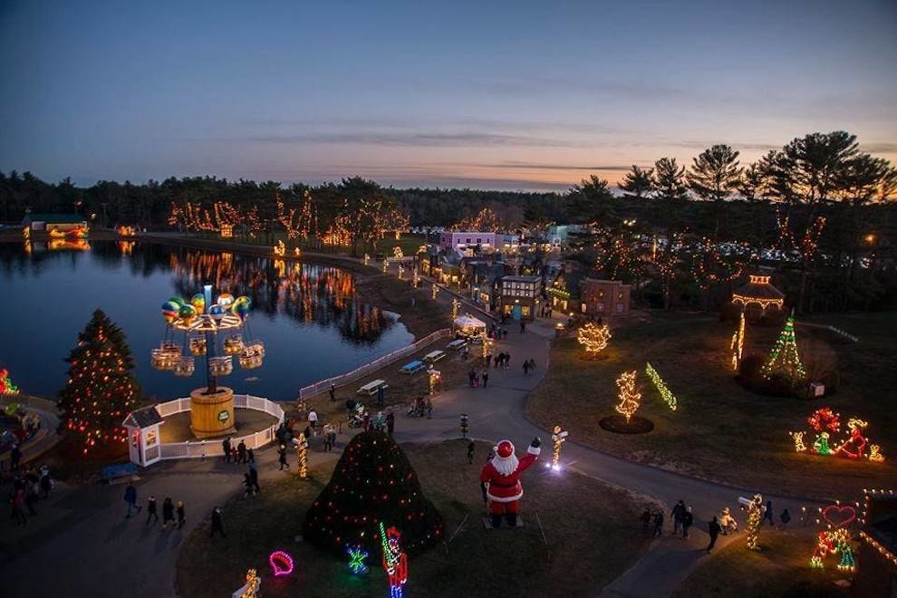 Christmas Festival of Lights at Edaville Family Theme Park