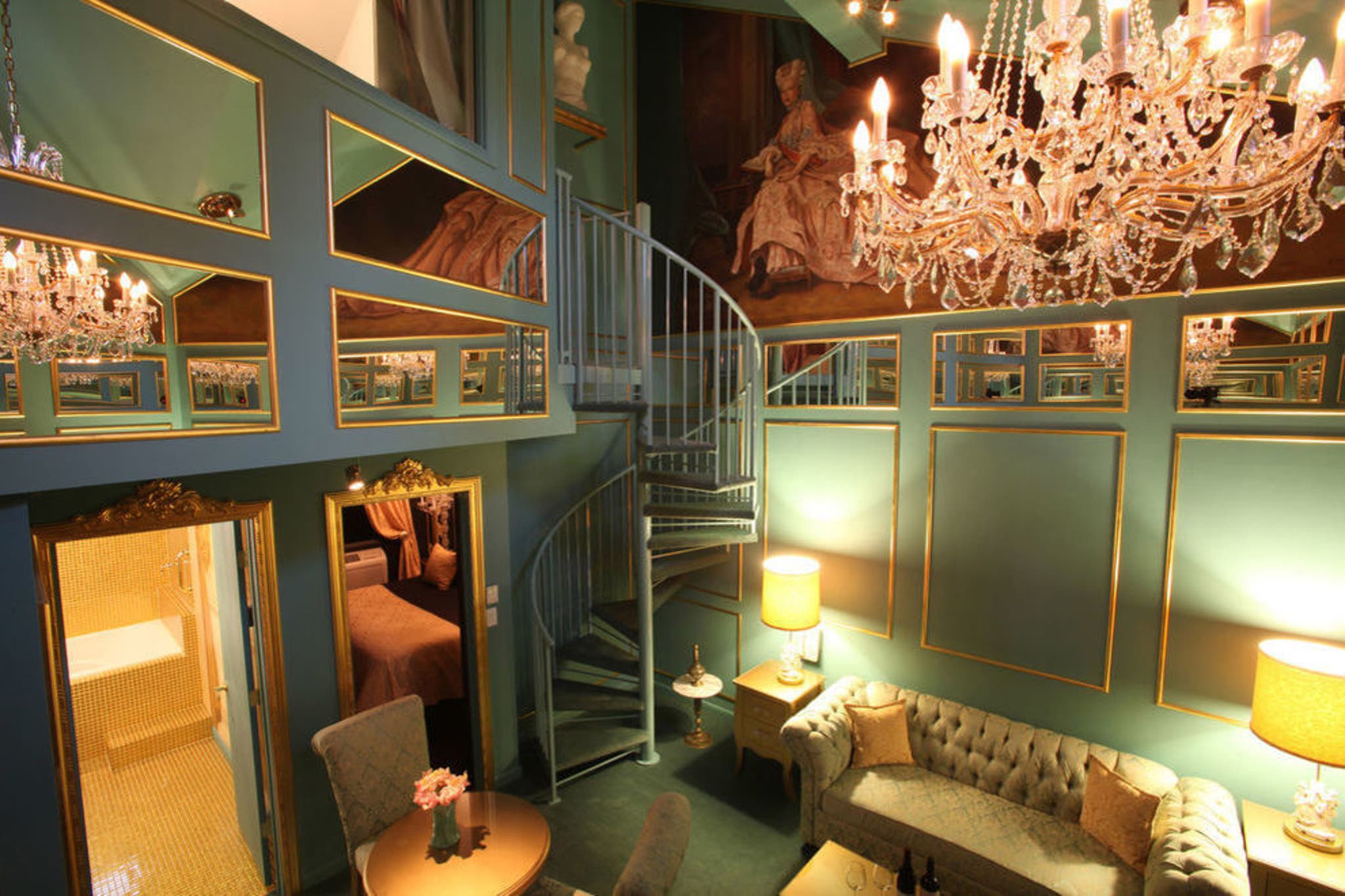 Skip the elevator with these beautiful hotel staircases