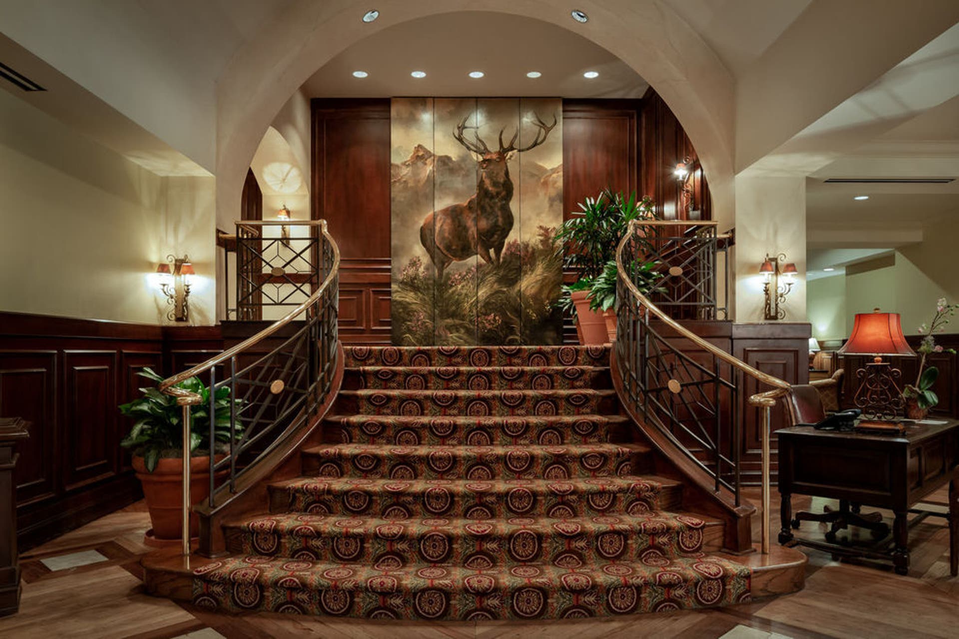Skip the elevator with these beautiful hotel staircases