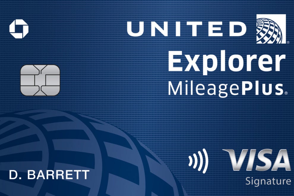 The United Explorer Card from Chase