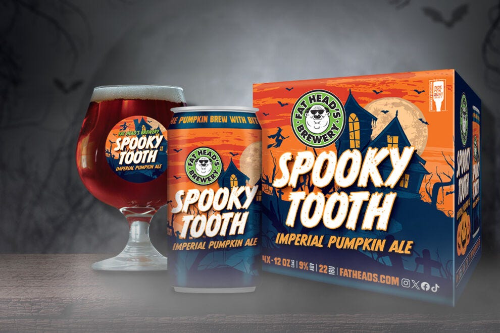Spooky Tooth Imperial Pumpkin Ale - Fat Head's Brewery