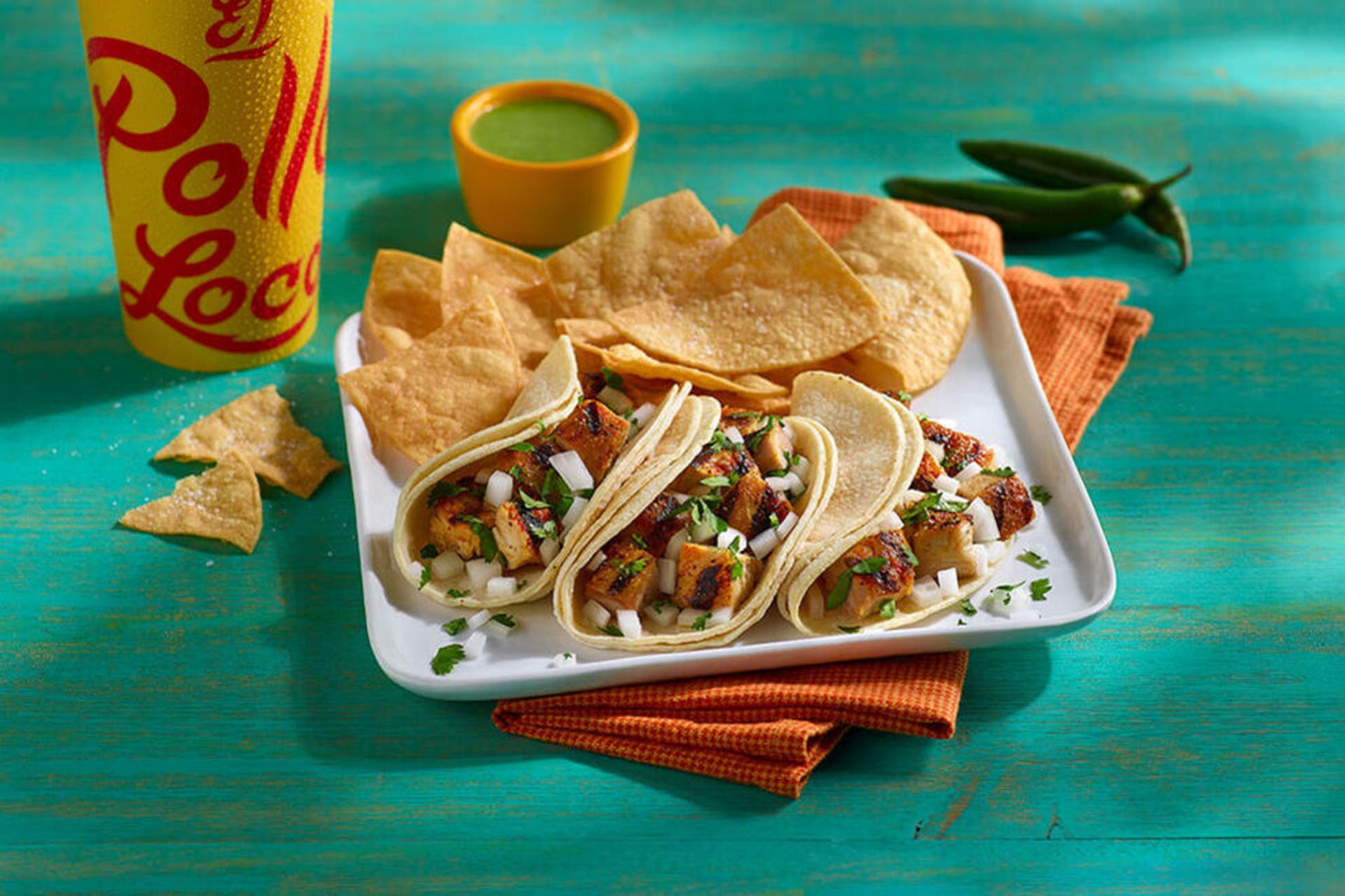 Chicken Taco al Carbon - El Pollo Loco