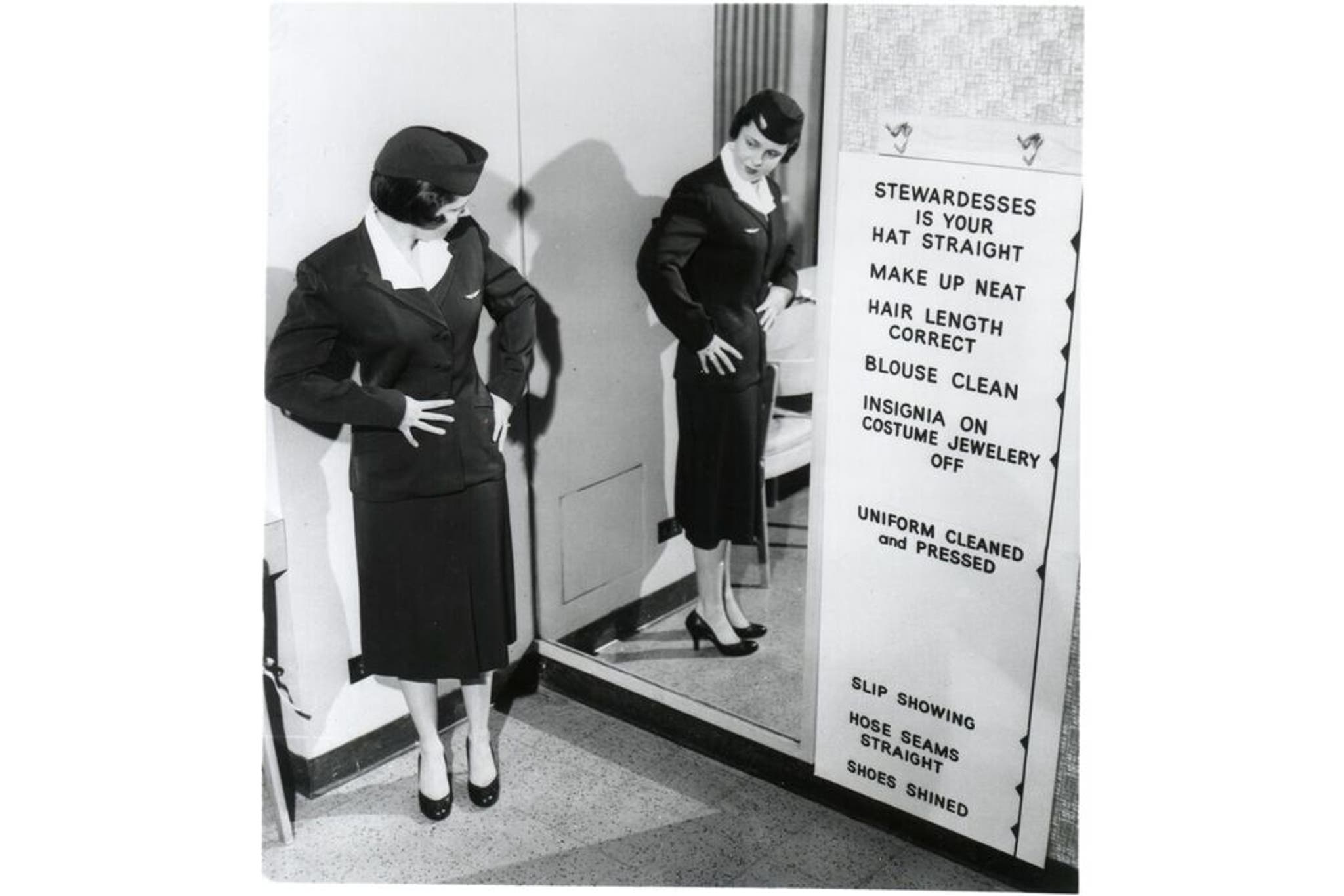 Flight attendant uniforms then and now: Serving style at 30,000 feet